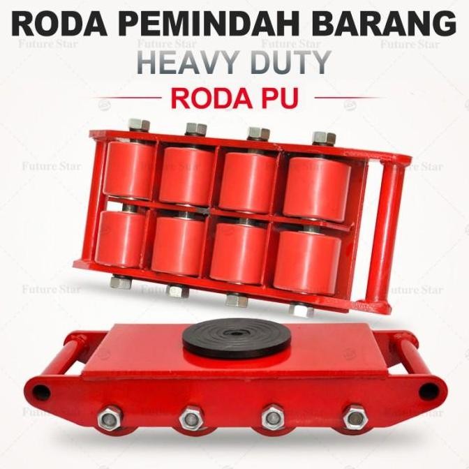 Jual RODA PEMINDAH BARANG 6/8/12/24 TON MACHINERY ROLLER MOVER CARRIER ...