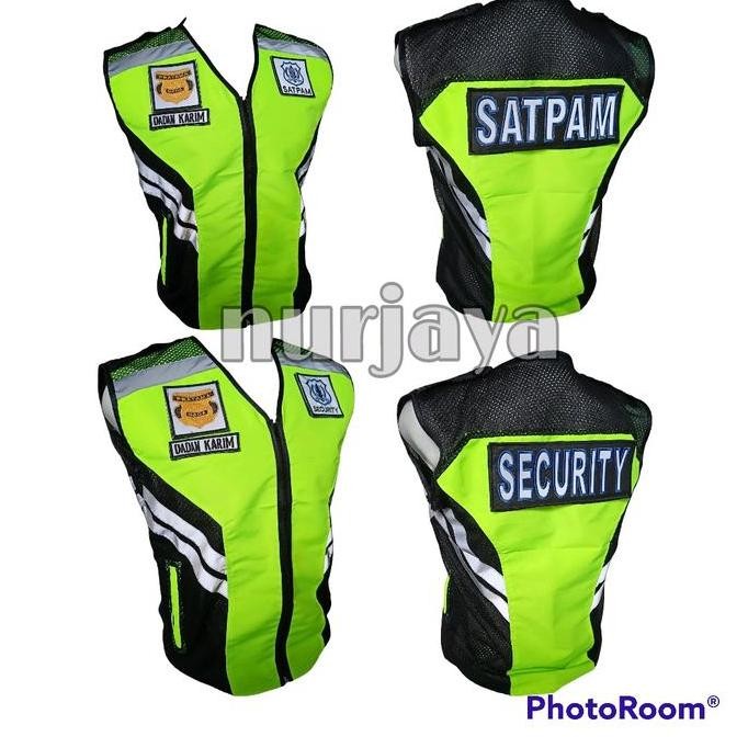 Jual Rompi Satpam/Rompi Scurty/Rompi Taslan/Rompi Safety Co | Shopee ...
