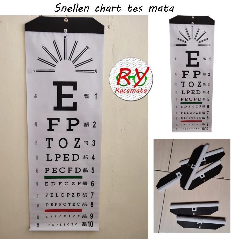 Jual Snellen chart snellen chard snellen tes mata MURAH | Shopee Indonesia