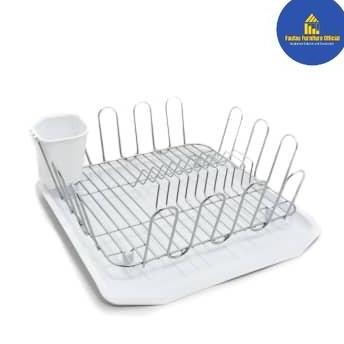 Jual Rak Pengering Piring / Peniris Piring dg Penampung Air Praktis ...