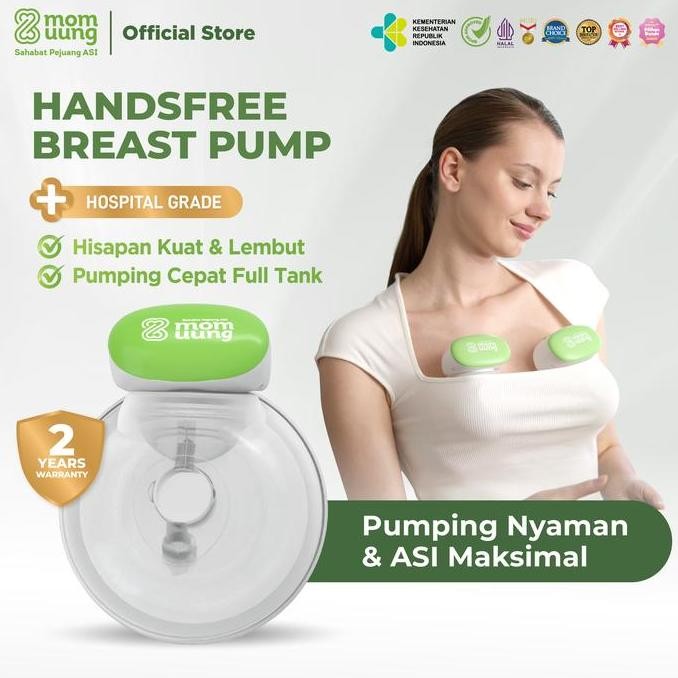 Jual Mom Uung Pompa ASI Handsfree Wireless Dual Mode - Pompa ASI ...