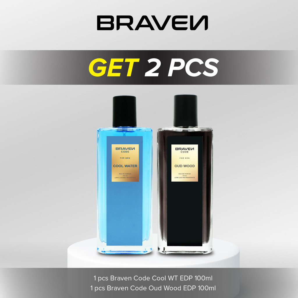 Jual Parfum Pria Terlaris - Bundle Braven Code Series Parfum Pria EDP 100ML - Get 1 Cool WT & 1 ...