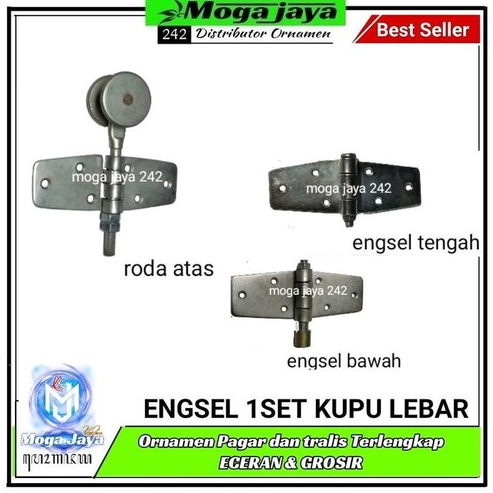Jual Engsel roda pintu garasi set atas tengah bawah lipat dan sleding ...