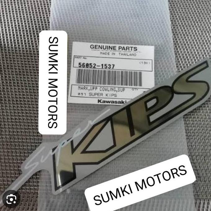 Jual STIKER STRIPING SUPER KIPS NINJA RR OLD ZX CBU SILVER ORIGINAL ...
