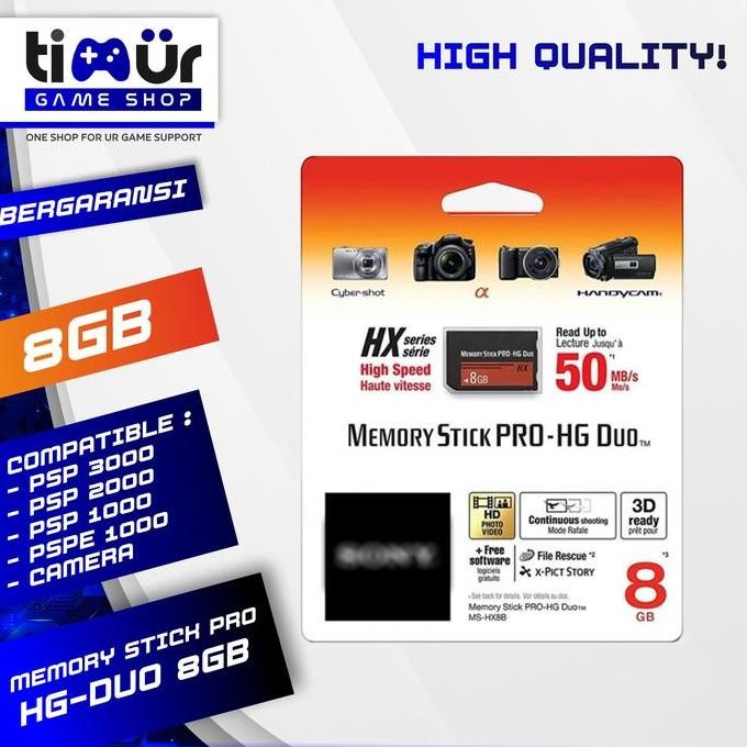 Jual TERMURAH - Memory Stick MC Pro HG Duo Card SONY Kamera Camera ...