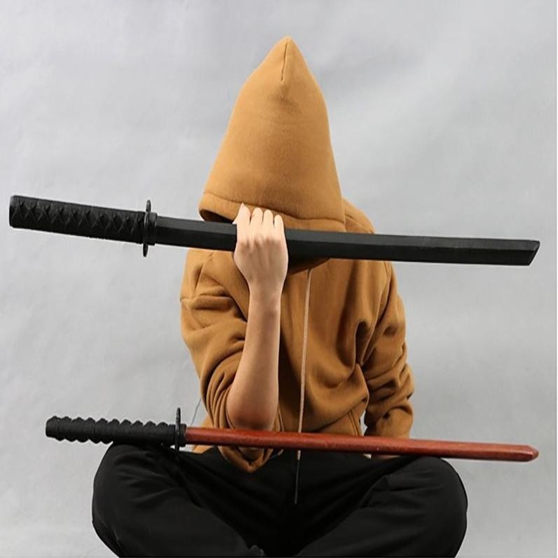 Jual Premium 100cm - Mainan Pedang Kayu Hitam Japan Laido Woodn Sword ...