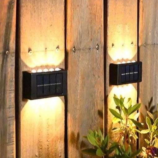 Jual Lampu Dinding 2 Arah Outdoor Tenaga Solar Matahari Waterproof ...
