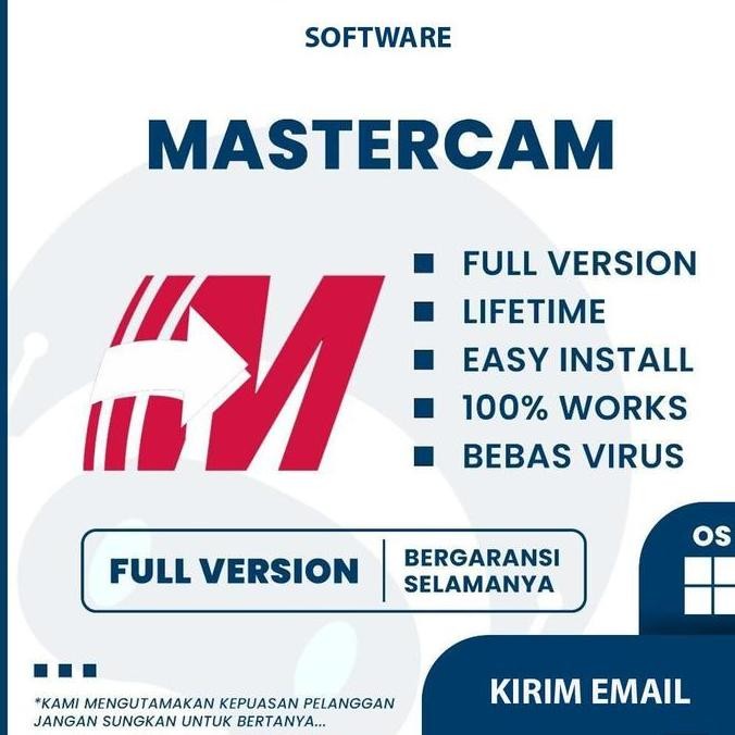 Jual NEW MASTERCAM PRO - 2025 2024 2023 2022 | DOWNLOAD SOFTWARE FULL ...