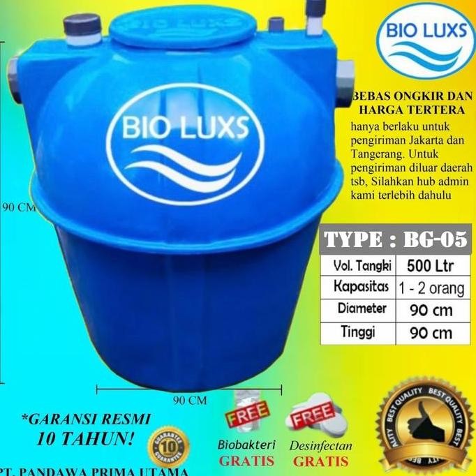 Jual Septic Tank Bio, Biotech, Biofil, Septictank Bioluxs 500 Liter ...