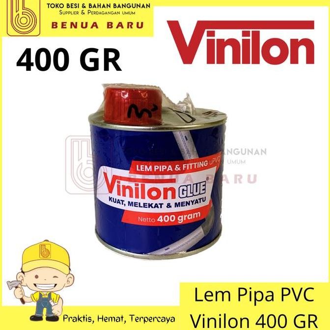 Jual Lem PVC Kaleng VINILON 400 Gram - Lem Pipa / Lem Sambungan Paralon ...
