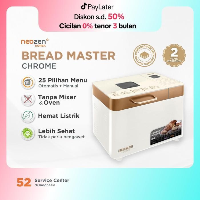 Jual Neozen Breadmaster Chrome Ivory - Pembuat Roti Instan (Touch ...