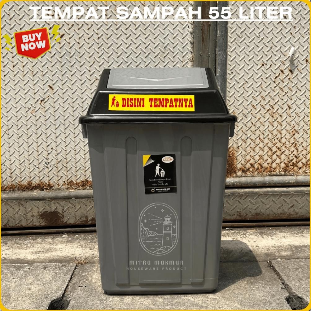 Jual Sale!! Tempat Sampah Plastik 55 Liter Mpw Tempat Sampah Murah Tong Sampah Dustbin Plastic ...