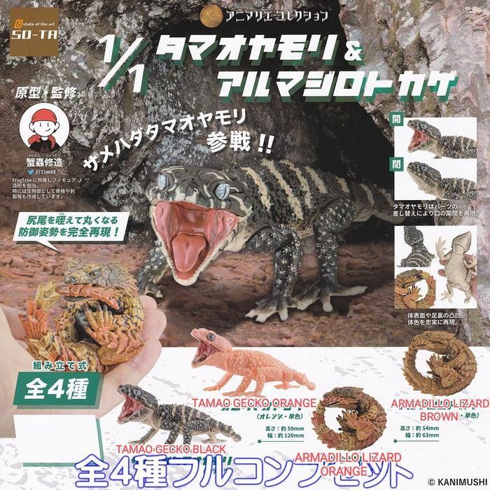 Jual RS SOTA tamao gecko & armadillo lizard gachapon (assembled type ...