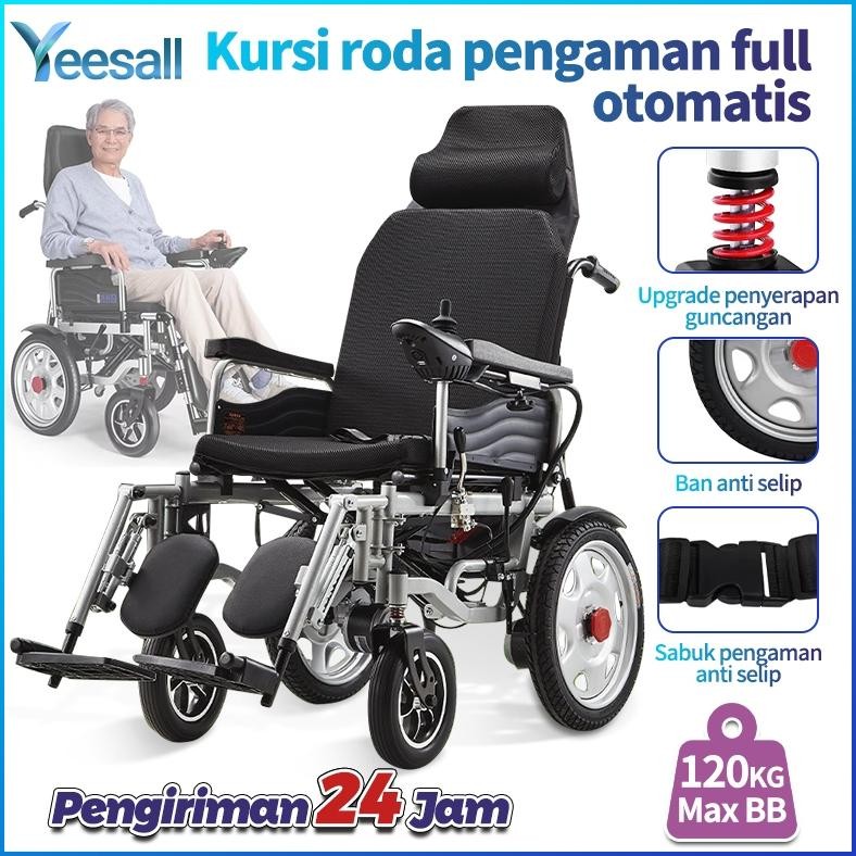 Jual NEW Kursi roda listrik cerdas sepenuhnya otomatis/kursi roda lipat ...