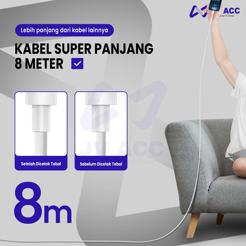 Jual Terlaris Kabel Charger Kamera Camera Cctv Type Tipe C Panjang ...