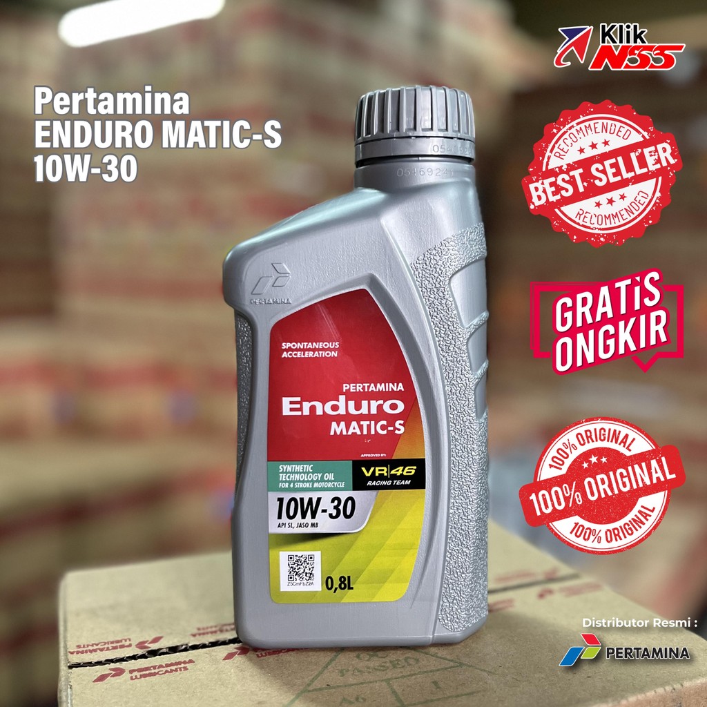 Jual Oli Motor Pertamina ENDURO MATIC S 10W30 08L - A070114513 | Shopee ...