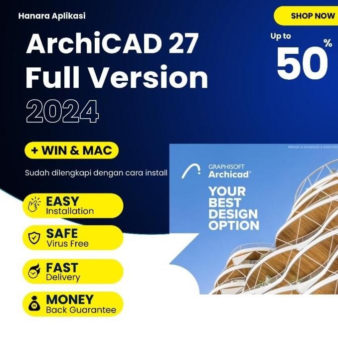 Jual ArchiCAD 27 & ArchiCAD 26 Full Version | Software Apilkasi ...