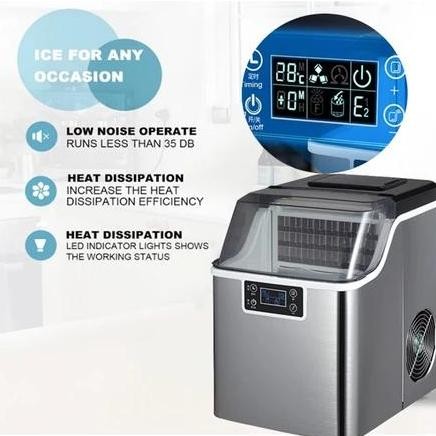 Jual MESIN ES BATU 30KG/ ICE MAKER MACHINE PORTABLE/ MESIN ES BALOK ...