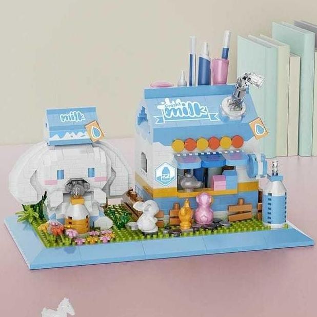 Jual (BISA COD) Set Hadiah DIY Tempat Pena Blok Bangunan 3D Puzzle Nano ...