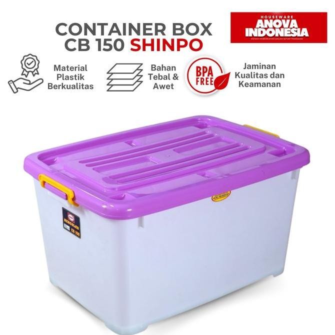 Jual NEW BOX CONTAINER SHINPO HERCULES CB 150. BESAR JUMBO. SIP 119 ...