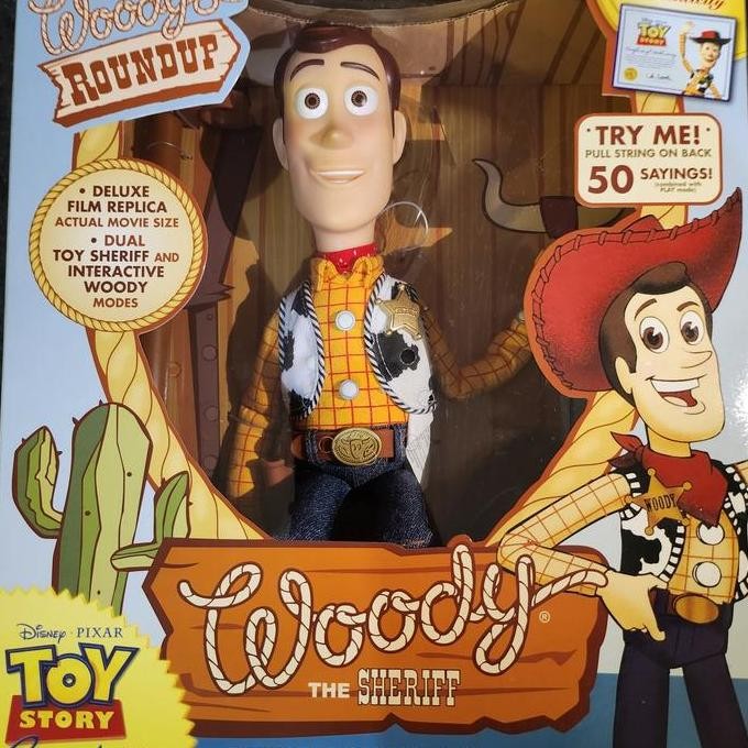 Jual Figure Woody Talking Toy Story Signature Collection ORIGINAL ...