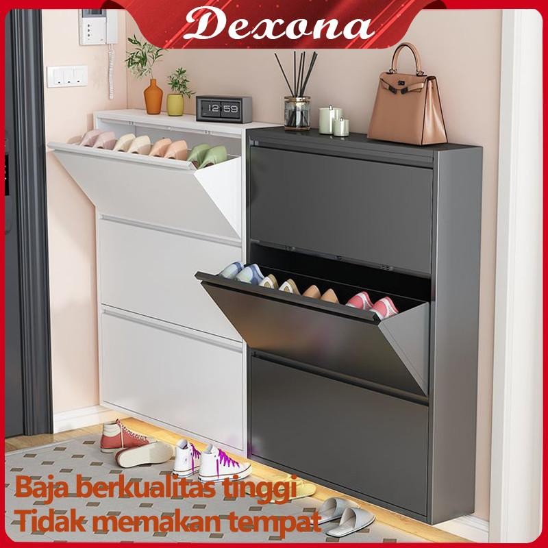 Jual 3 - 4 Layer Rak Sepatu Besi Lemari Sangat Tipis Sepatu Susun ...