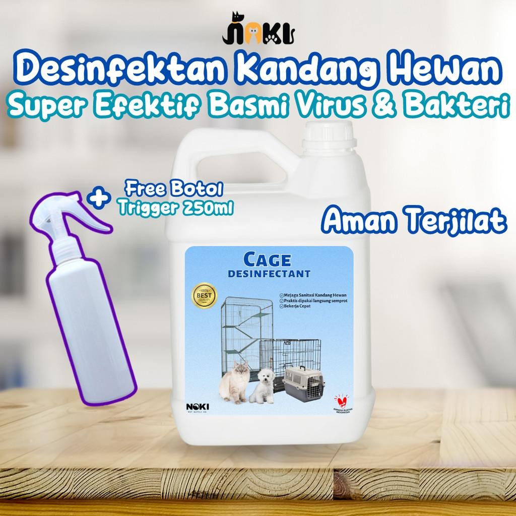 Jual 5 Liter Desinfektan Spray Kandang Hewan 5 Liter Penghilang Bau ...