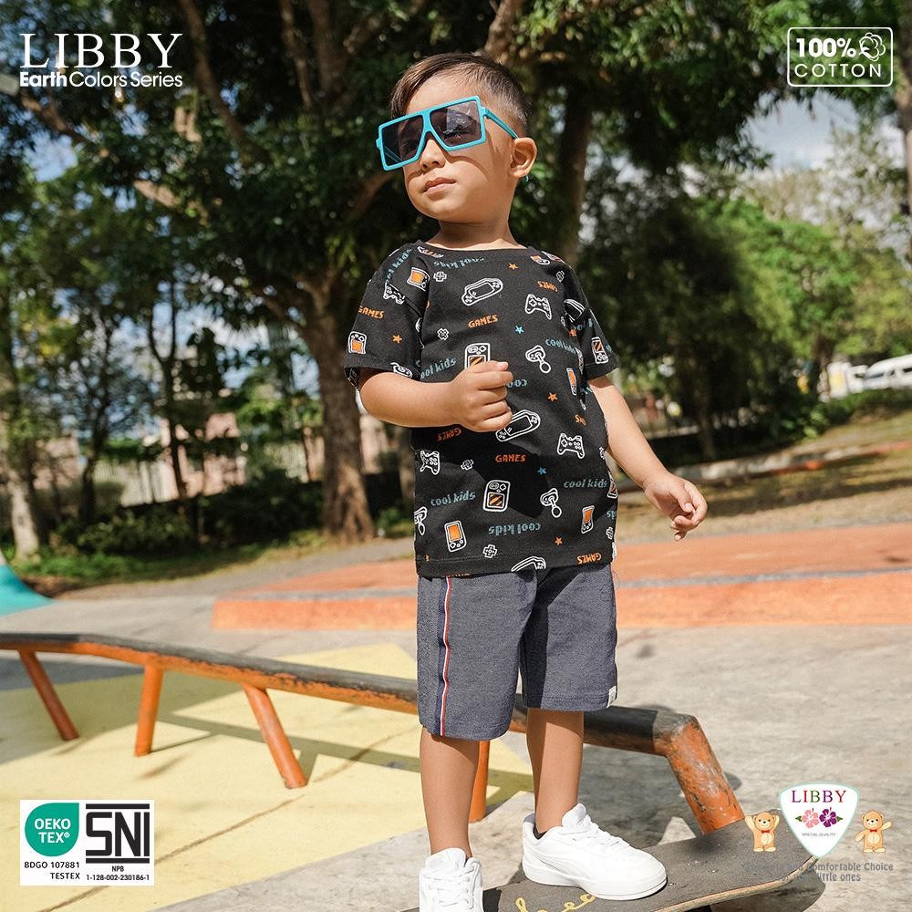 Jual Libby Earth Celana Pendek Katun Polos Bayi & Anak Laki-Laki Tom Short Denim Boy Usia 9 ...