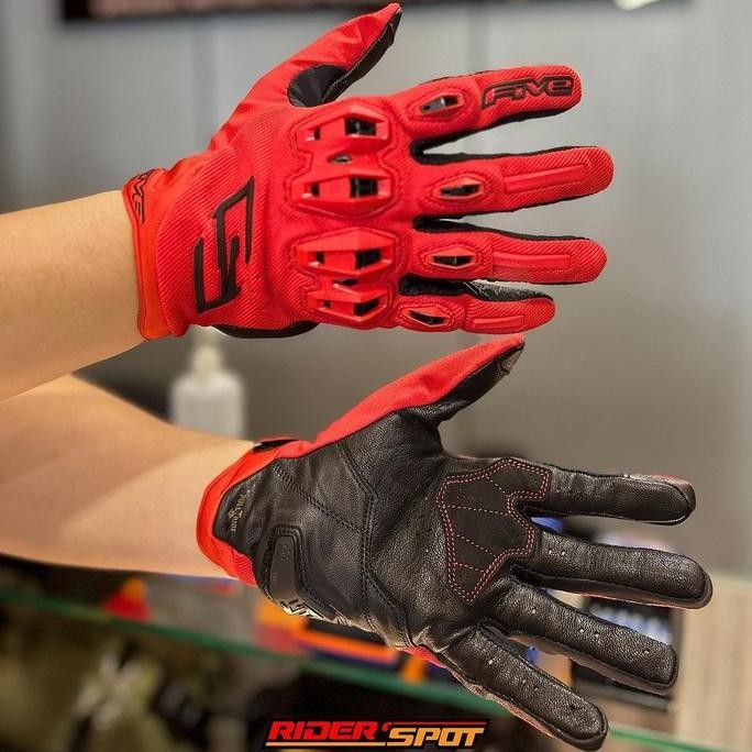 Jual Sarung Tangan Motor Five Glove STUNT EVO 2 Red Riding Original Tour | Shopee Indonesia