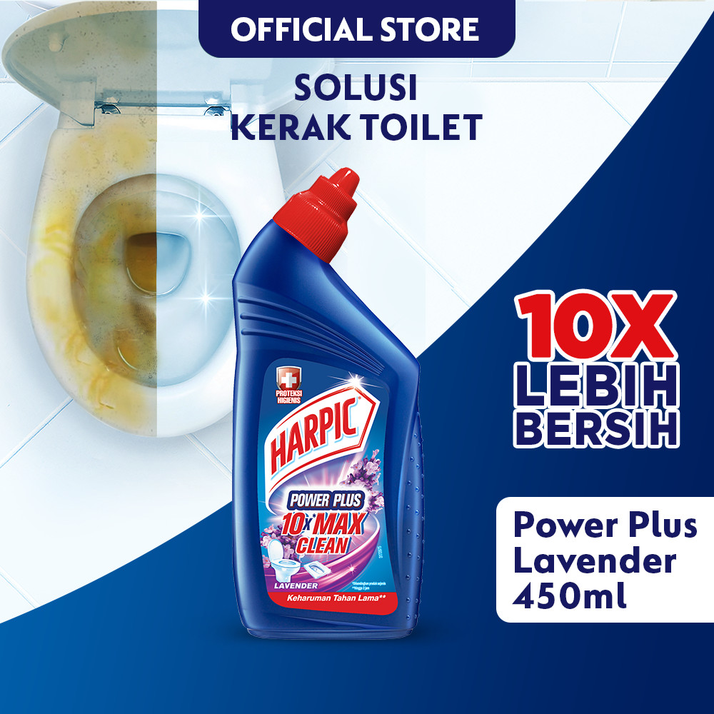 Jual Harpic Power Plus Lavender 450ml Bottle [Pembersih Toilet] | Shopee Indonesia