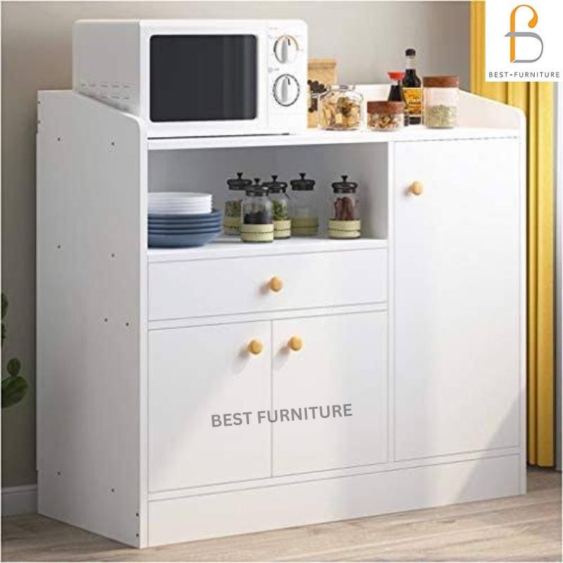 Jual Buffet Rak Dapur Multifungsi Desain Minimalis | Shopee Indonesia