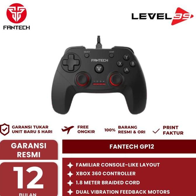 Jual FANTECH GP12 REVOLVER GAMING CONTROLLER GAMEPAD JOYSTICK USB ...