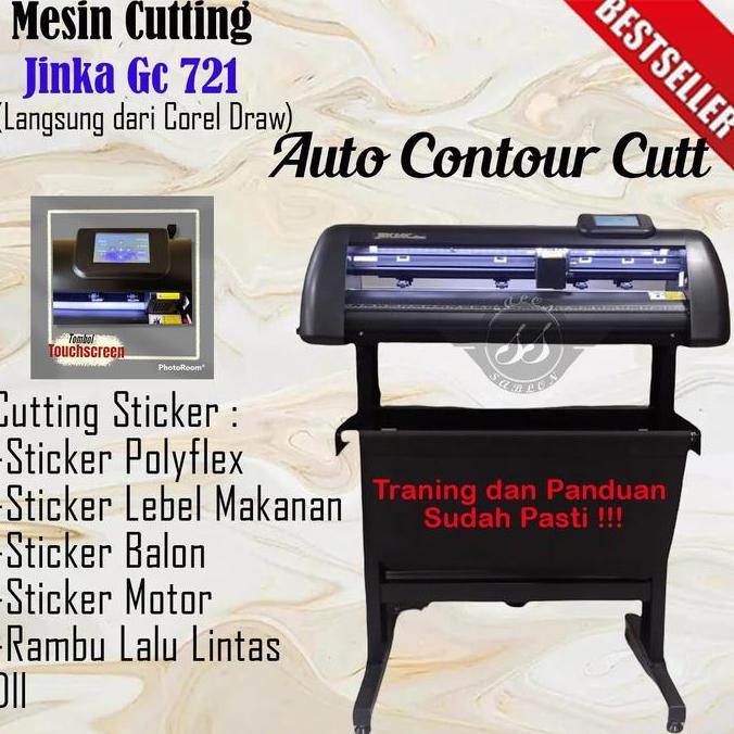 Jual Mesin Cutting Sticker Jinka GC 721 PRO (LED + ContourCut) | Shopee ...