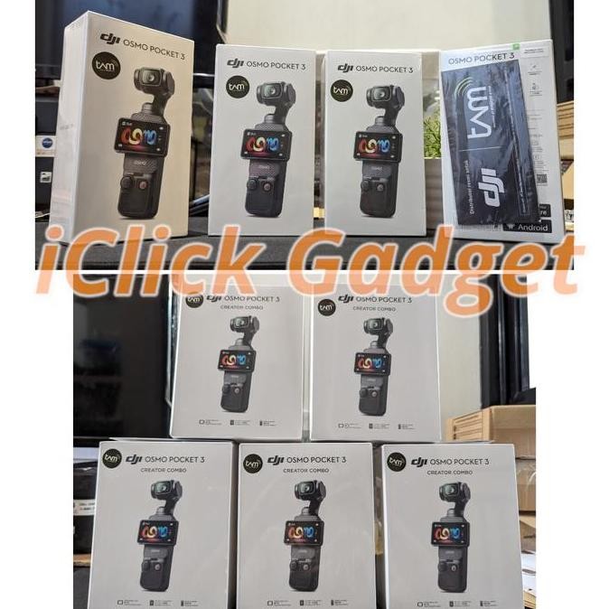 Jual DJI POCKET 3 CREATOR COMBO GARANSI RESMI 1 TAHUN ~ OSMO POCKET 3 BASIC ORIGINAL DAN ...