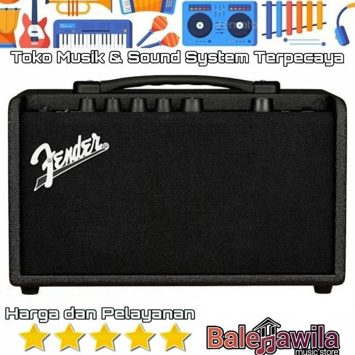 Jual Ampli Gitar Fender Mustang Lt40S Lt 40S 40Watt 2X4 Guitar Combo ...