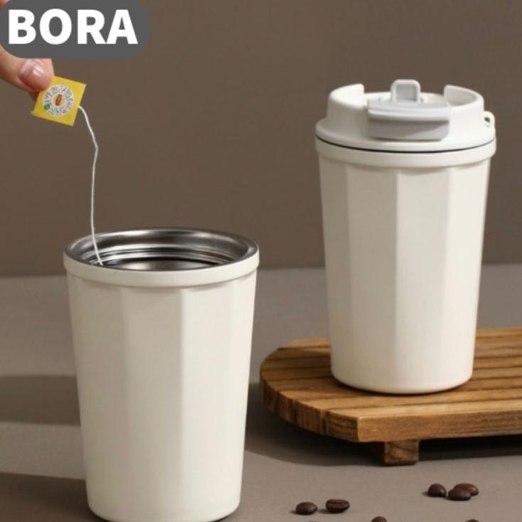 Jual Bora 390Ml Coffee Mini Mug Cup Tumbler Stainless 316 Botol Sedotan ...