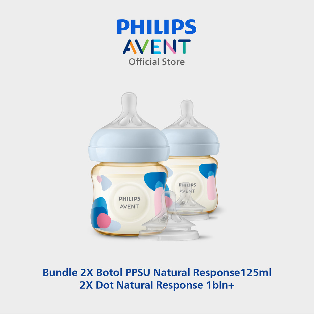 Jual Philips | Botol PPSU | SCY940/02 + Dot Natural Response 3M+ SCY963 ...