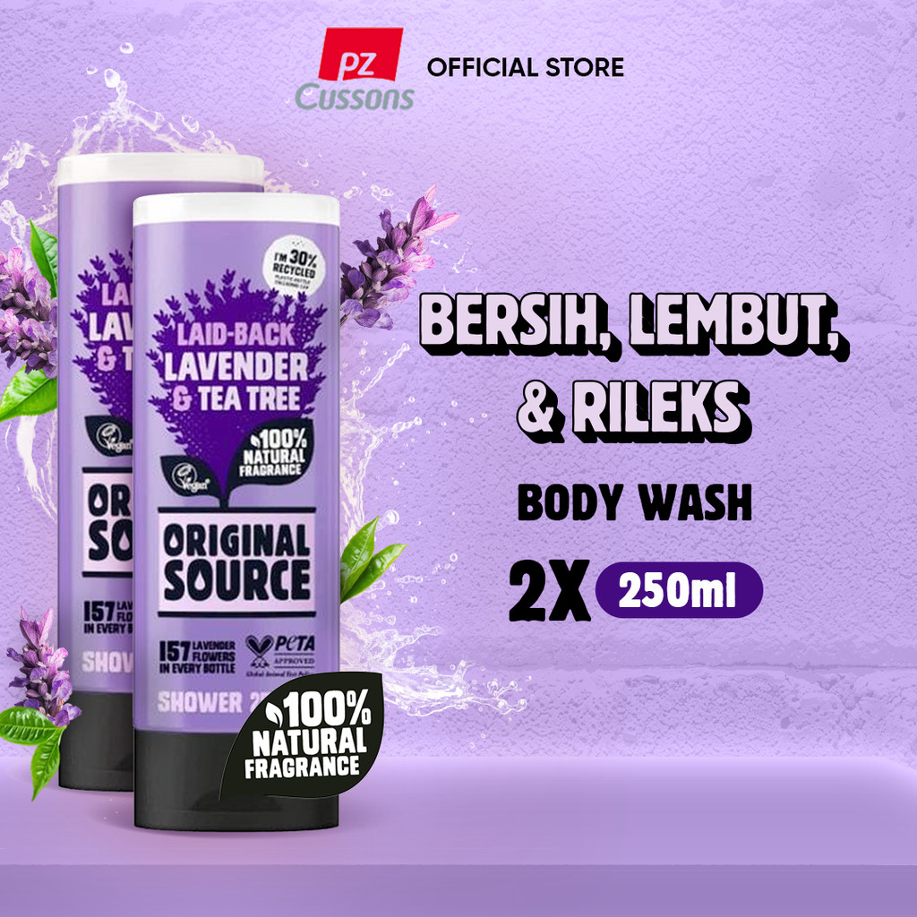 Jual [BUY 1 GET 1] Original Source Body Wash Lavender & Tea Tree 250ml ...