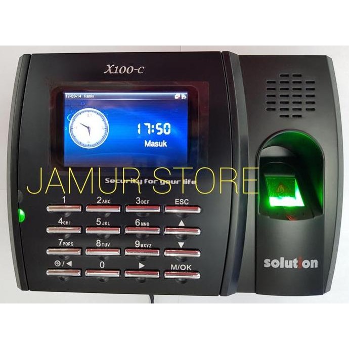 Jual Solution X100C Mesin Absensi / Mesin Finger Print Solution X100C ...