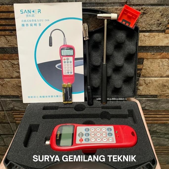 Jual Murah Sanker U-508 Ultrasonic Belt Tension Meter 10~5000Hz 0.01 ...
