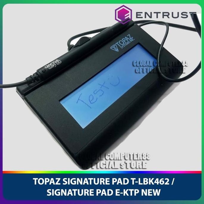 Jual Topaz Signature Pad T-Lbk462 / Signature Pad Ktp-El New Co ...