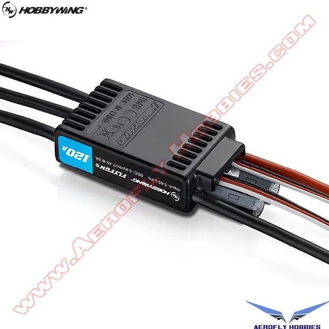 Jual Hobbywing 120A Flyfun V5 Brushless Esc 3-8S Lipo Battery Kualitas ...