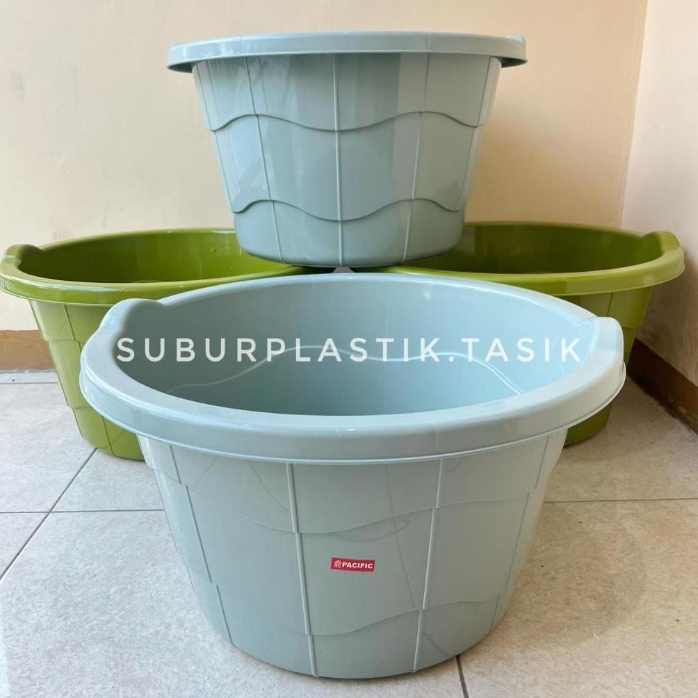 Jual Bak Air Jumbo 45 Liter Jolang Baskom Mandi Plastik Tebal Pacific ...