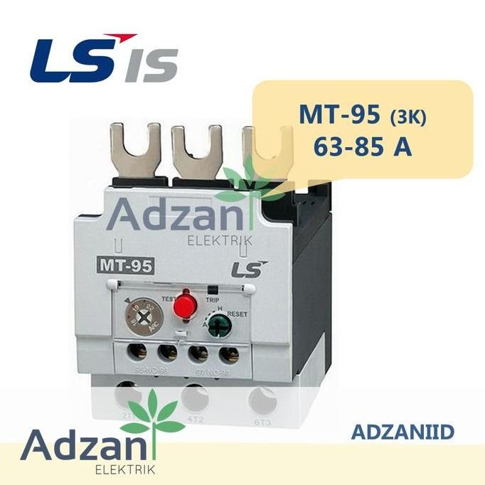 Jual Thermal Overload Relay Mt-95/3K (63-85)A Ls Lsis 74S | Shopee ...