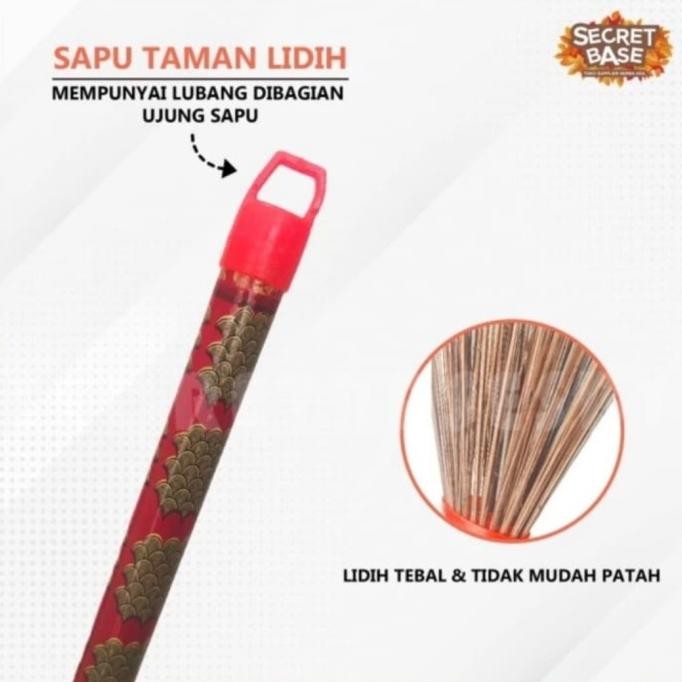 Jual Tw39 Z08 - Sapu Lidi Taman Halaman Lantai Jalanan Tangkai Gagang ...