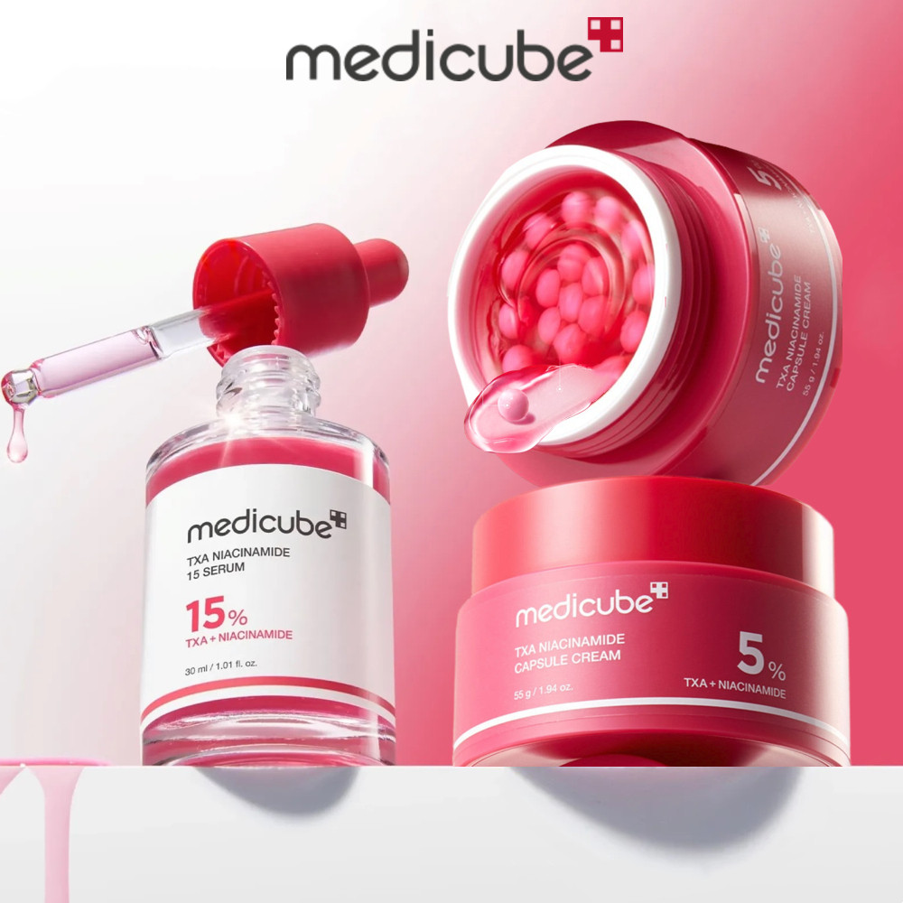 Jual MEDICUBE TXA Niacinamide Capsule Cream / TXA Niacinamide 15% Serum ...