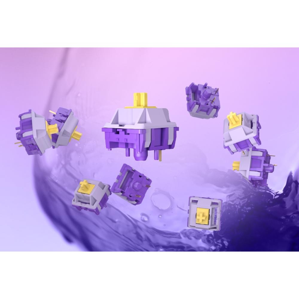 Jual HMX Lemon Grape Switch Linear Switch Mechanical Keyboard 5 Pin ...