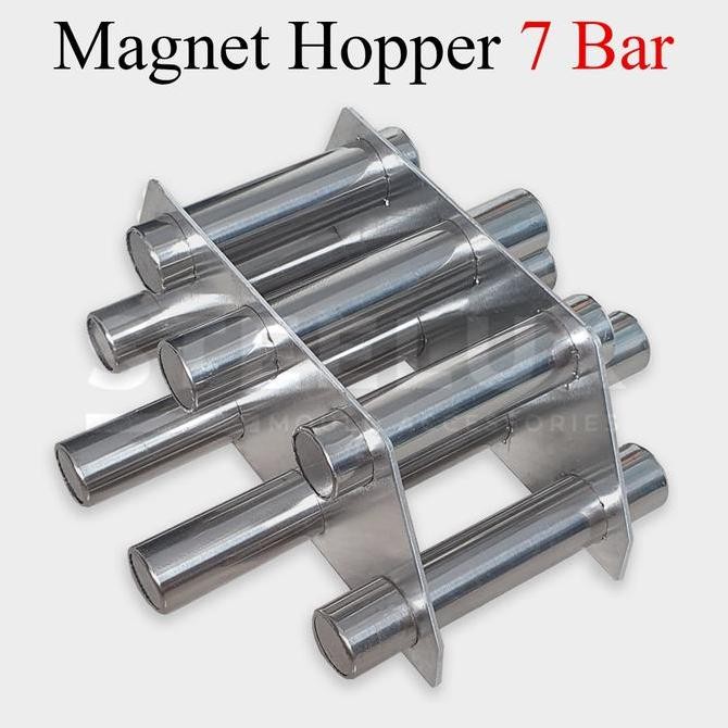 Jual MAGNET HOPPER 7 BAR/ MAGNET SEPARATOR/ MAGNETIC GRATE 7 BATANG ...