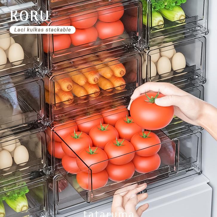 Jual Tataruma Koru Kotak Kontainer Tempat Penyimpanan Toples Laci ...