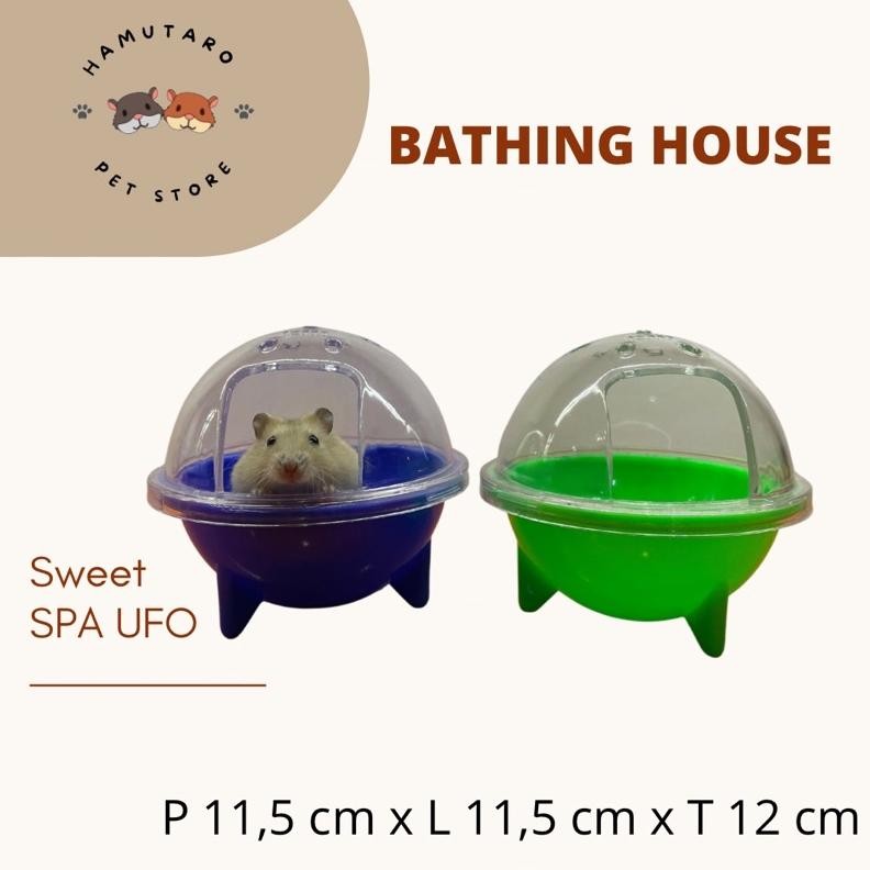 Jual Sweet SPA UFO Hamster Bathing House , Tempat Mandi Hamster DiM ...